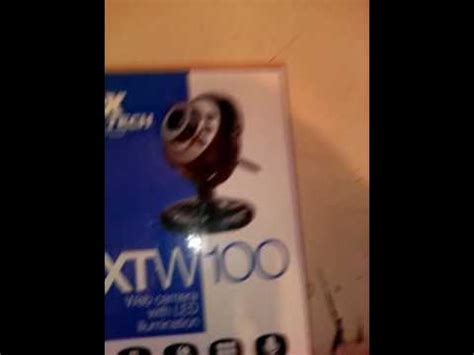 My Unboxing Of Xtech XTW100 Web Camera With LED Illumination Part 2 ...