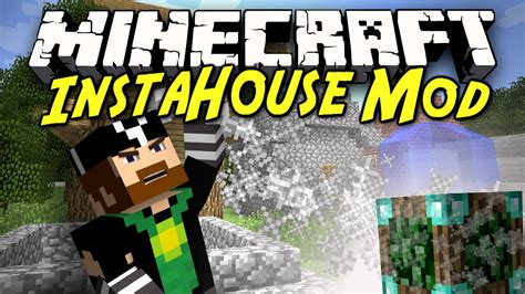 Insta House Mod 1.7.10 (Instant Structures) - 9Minecraft.Net