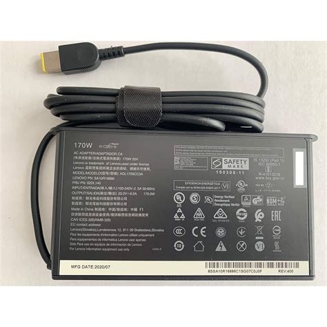 Jual Adaptor Charger Lenovo Legion 5 15IMH05H 20V 8 5A USB 170W