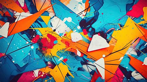 Colorful Textured Background Vibrant Pattern Created With Generative Ai Stock Illustration