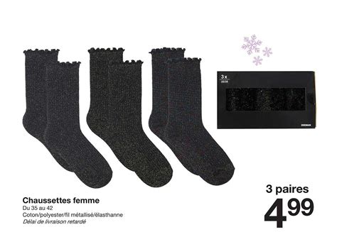 Promo Chaussettes Femme Chez Zeeman ICatalogue Fr