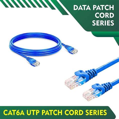 50m Cat6a Utp Patch Cord Series Blue Patch Cord Fiber Patch Cord Structured Cabling