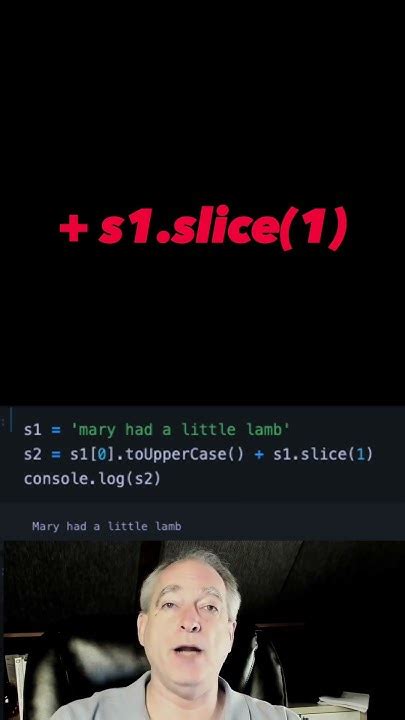 Uppercase The First Letter Of Javascript String Youtube