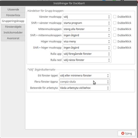 Compiz Scale Plugin With Xfce4 Dockbarx Plugin Ask Ubuntu