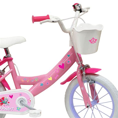 Bicicleta Infantil 14 Paw Patrol Para Niñas De 4 A 6 Años Juego Y
