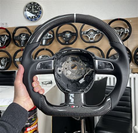 Lenkrad Neu Beziehen Carbon Audi A6 S6 Rs6 C8 A7