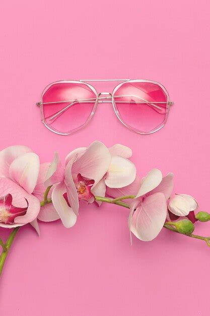 Premium Photo Eyewear Accessory Concept Stylish Pink Sunglasses