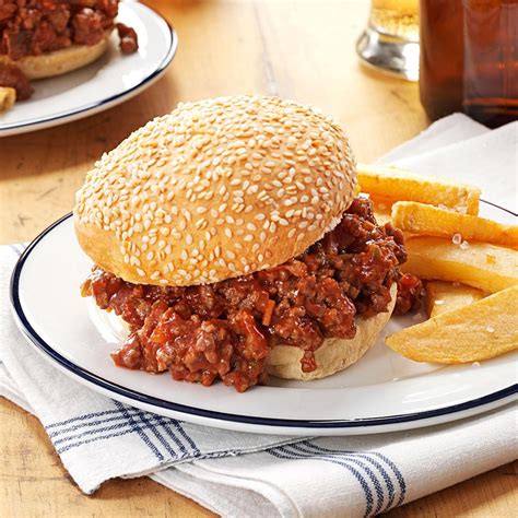 Easy Sloppy Joes Recipe Taste Of Home
