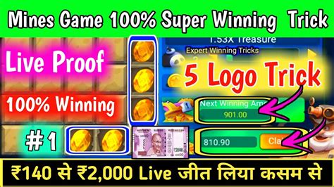 Mines Game Tricks 140 से 2000 Live Win 🤑 Mines Winning Tricks Mines
