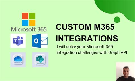 Solve Your Microsoft 365 Integration Challenges With Graph Api By Cre8tiveworks Fiverr