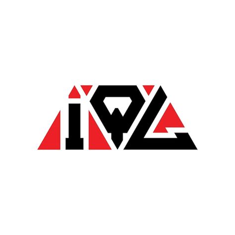 Premium Vector Iql Triangle Letter Logo Design With Triangle Shape Iql Triangle Logo Design