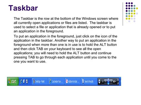 Windows Basic Computer Skills PPT