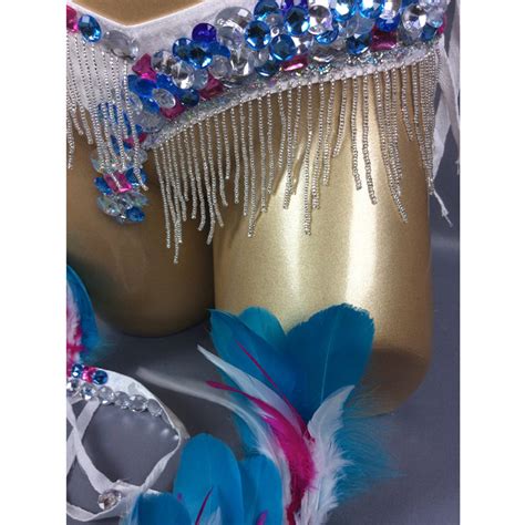 Samba Rio Carnival Costume White Feather Headdress Hot Sale Etsy
