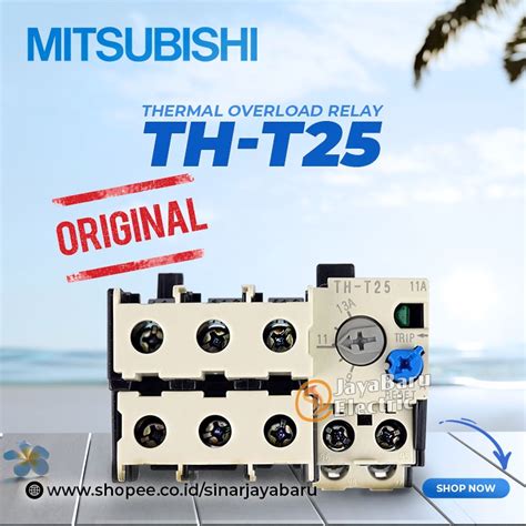 Jual Thermal Overload Relay Mitsubishi Th T25 Tht25 Shopee Indonesia