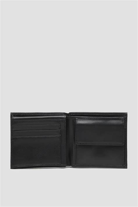 Мужской черный кошелек Guess SMECRS.LEA24;BLA — Ultrashop