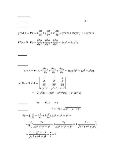 Vector Analysis Problems 240923 132737 Pdf Physics