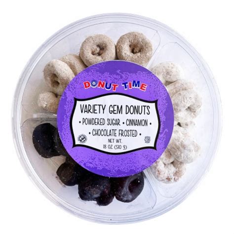 Donut Time Variety Gem Donuts 18 Oz Kroger