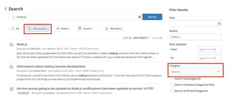 Class Forum Searches Linux Foundation Forums