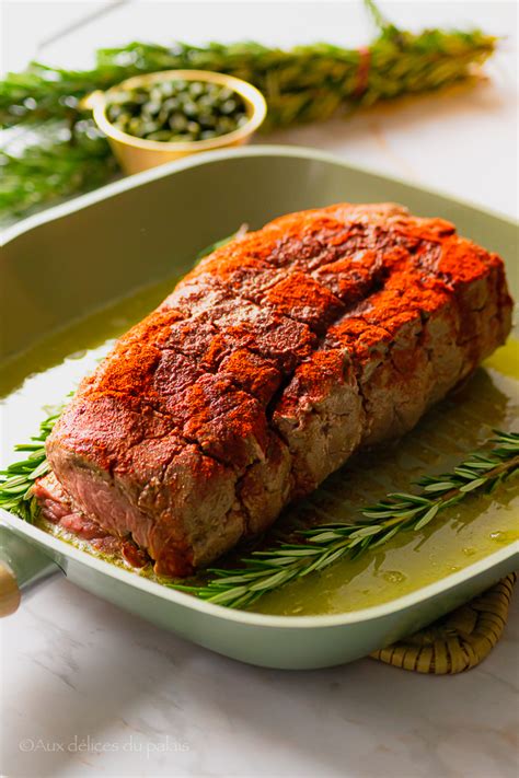 Rôti De Boeuf Farci à Litalienne Pesto Tomates Confites · Aux
