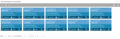 View Quantitative Scoring Model