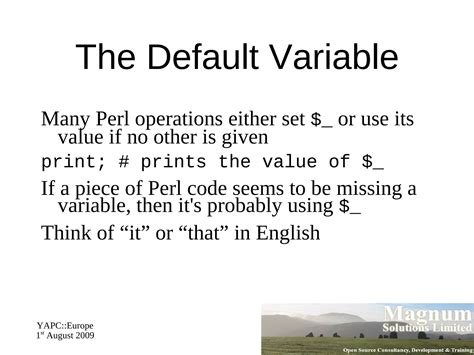Introduction To Perl Day 1 Odp Introduction To Perl Day 1 Odp