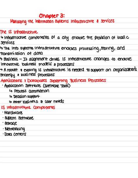 Management Info Systems Lecture Notes Chapter 3 Managing The
