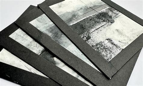 Original Encaustic Monotype Small Works Collection No 004 Etsy