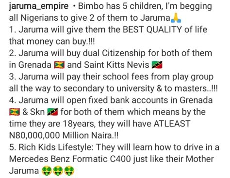 They Will Have Atleast N80m Naira Jaruma Pleads To Take Custody Of 2