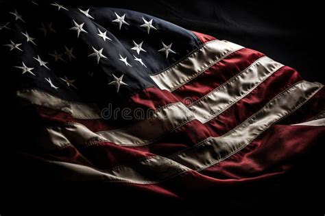 Beautiful Wavy American Flag Usa Independence Day 4th Of July