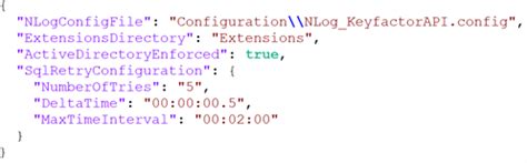 Keyfactor Command Keyfactor Api Appsetting Json File