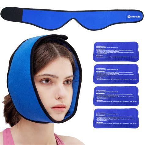 Buy Jaw Ice Pack For Chin Head Jaw Surgery Injuries Hot Cold Compress