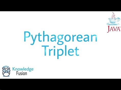 How To Compute A Pythagorean Triplet Using JAVA Programming ICSE YouTube