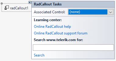 Getting Started WinForms Callout Control Telerik UI For WinForms