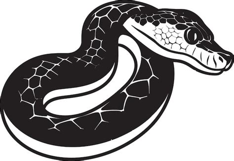 Pythons Beauty A Masterful Artwork Showcasing Snakes Graceful Movements And Detailed Scales