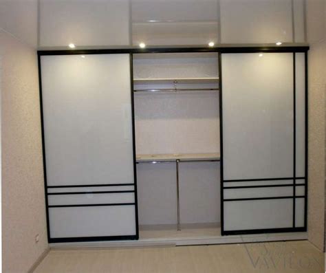 Встроенный шкаф купе своими руками 400 фото и чертежей Sliding Door Wardrobe Designs