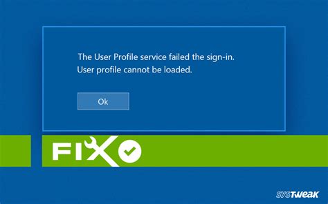 “the User Profile Service Failed The Sign In” Error Windows 10