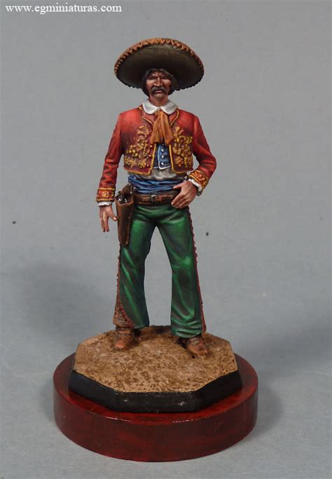 Mexican Gunslinger America 1848 By Olimpya Models 54mm Metal Kit
