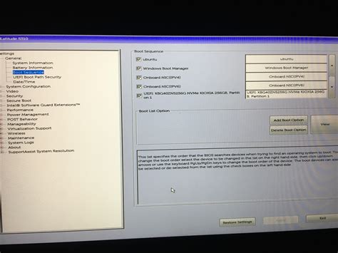 No Bootable Device Found Ubuntu Installation On Dell Latitude 5310
