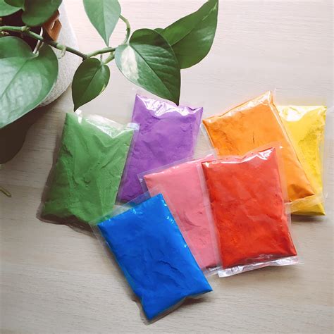 250 Count Color Powder Packets Assorted Colors Color Powder