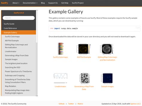 Solar Terrestrial Sciences Sunpy A Python Solar Data Analysis Environment