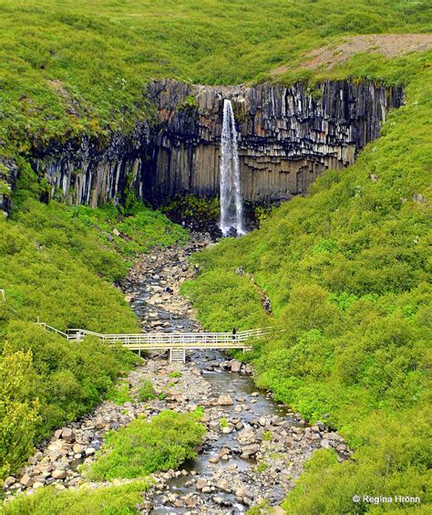 Svartifoss And Other Beautiful Attractions In Skaftafell In South Iceland