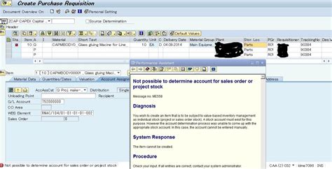 Solved Not Possible To Determine Account For Sales Order Sap