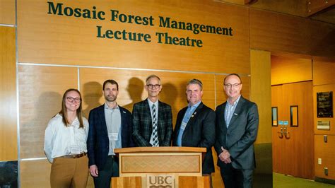 Mosaic Forest Management Invests In The Future Of Forest Leadership With Ubc Forestry Ubc Forestry