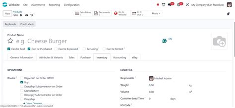 How To Configure Products In Odoo Website