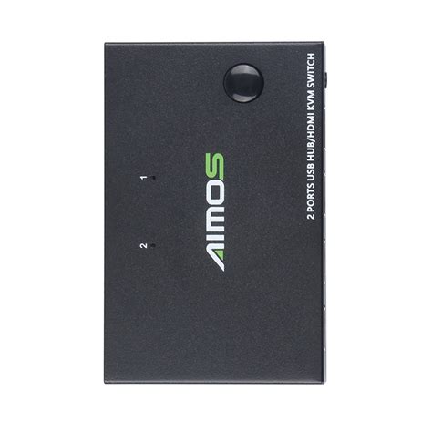 AIMOS AM-KVM201CC 2 Ports USB HUB HDMI KVM Switch without Extension ...