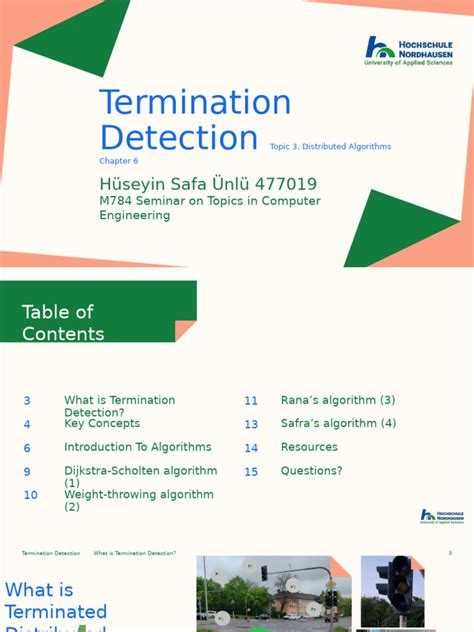 Termination Detection Topic 3 Distributed Algorithms Chapter 6 Pdf