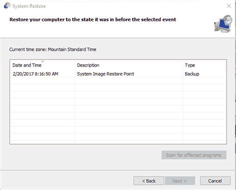 Delete Individual Restore Points Windows 7