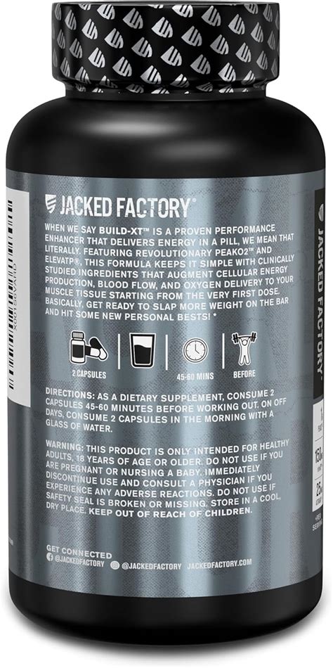 Jacked Factory Build Xt Daily Muscle Builder And Performance Enhancer