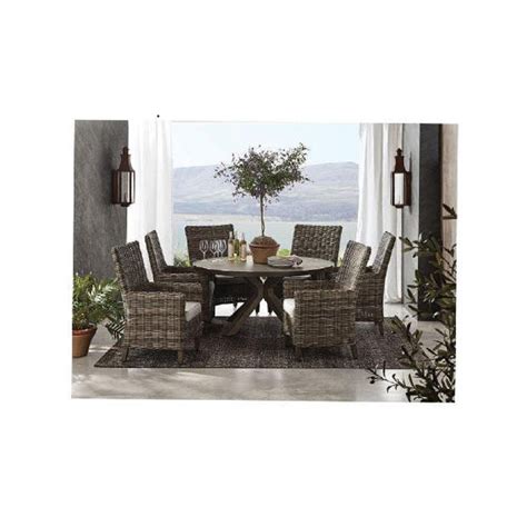 Pallet Member S Mark GC 11213 7PC Halstead 7 Piece Dining Set Patio