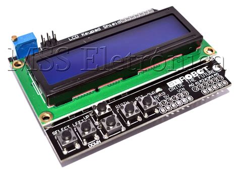 Arduino Lcd Keypad Shield Lcd 16x2 Com Teclado E Código Exemplo Para Arduino Mss Eletrônica
